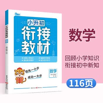 小升初衔接教材语文数学英语小学升初中暑假作业假期作业 数学