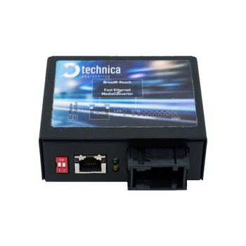 车载以太网转换器 兼容Technica 100BASE-T1 BroadR-Reach 转RJ45 100BASE-T1转TX 自适应【图片 ...