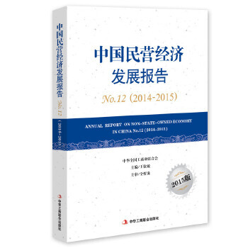 中国民营经济发展报告2014~2015 王钦敏