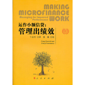 运作小额信贷：管理处绩效9787010108001