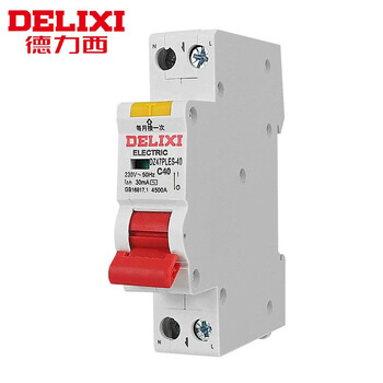 【德力西电气DZ47PLES】德力西电气（DELIXI ELECTRIC）DZ47PLES-1P+N-C40-30mA 漏电保护器 单片单匹微型断路器 漏电保护开关【行情 报价 价格 评测】-京东