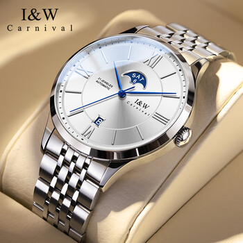 【I&W CARNIVAL HWGUOJI528G】I&W CARNIVAL HWGUOJI爱沃驰（IW) 瑞士品牌名表男士全自动机械表轻奢 ...