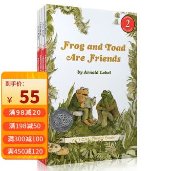 英文原版青蛙与蟾蜍 Frog and Toad Are Friends 汪培珽第三阶段4本送音频