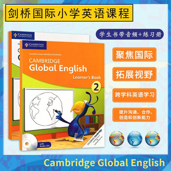 原版剑桥少儿英语国际课程 Cambridge Global English  1/2/3/4/5/6/7/8级9级学生书+练习册 2级（学生书+练习册）