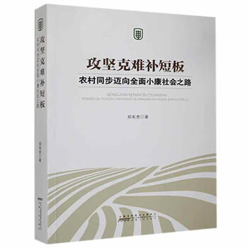 攻坚克难补短板：农村同步迈向全面小康社会之路9787212110291 安徽人民出版社