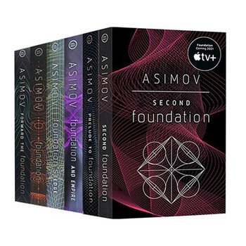 The Foundation 2021年新版银河帝国 基地系列6册 艾萨克阿西莫夫 英文原版 经典科幻小说
