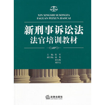 新刑事诉讼法法官培训教材 张军 法律出版社