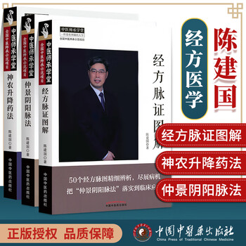 正版 仲景阴阳脉法+神农升降药法+经方脉证图解 陈建国三本套 中国中医药出版社 陈建国