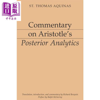 DOB亚里士多德评论系列 后分析篇 Commentary on Aristotle s Posterior Analytics 英文原版 Thomas Aquinas