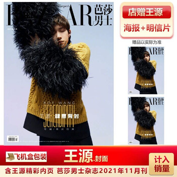 BAZAAR MEN 芭莎男士 2021年11月 王源封面（赠海报明信片）