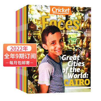 美国国家地理杂志儿童版National Geographic Kids 打包\\\/订阅  NGK 少儿版科普百科6-14岁英语期刊  22年 蟋蟀杂志face2022年全年订阅
