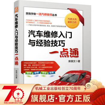 官网正版 汽车维修入门与经验技巧一点通 栾琪文 保养 拆装 电路检查 传感器匹配 复位 正时 设定