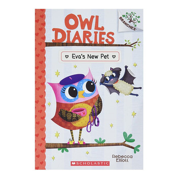 英文原版 Owl Diaries 猫头鹰日记 15 Owl Diaries #15: Eva's New Pet 学乐大树系列 Branches 英语学习课外阅读 梦想童趣城.