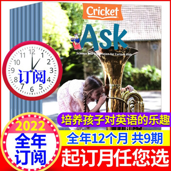 【全年订阅】千奇百问杂志2022年1-12月共9本预定蟋蟀童书6-9岁儿童科普读物英文原版期刊