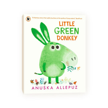 《小驴子变绿了Little Green Donkey 原版进口 英语启蒙绘本 儿童健康饮食教育绘本 3-7岁》(Anuska Allepuz ...