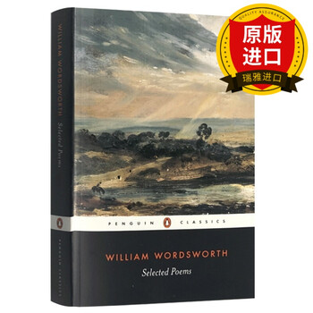 Selected Poems of William Wordsworth 英文原版文学书 华兹华斯诗