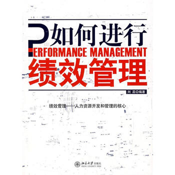 如何进行绩效管理【正版图书，放心下单】