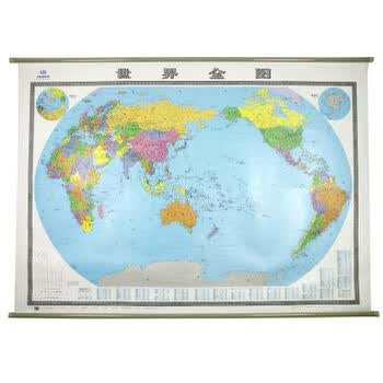 【新华正版】 2021年 世界全图  地图挂图  中国地图出版社