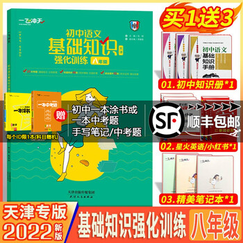 天津专版2022一飞冲天初中语文八年级基础知识手册初二8年级上下册专题分类梳理强化专项组合训练综合提