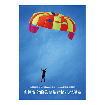 2022年安全生产月宣传画海报挂图展板企业文化安全文化宣传栏墙贴画NAH NAH04 确保安全的关键 40*30厘米 覆膜防水PP贴纸
