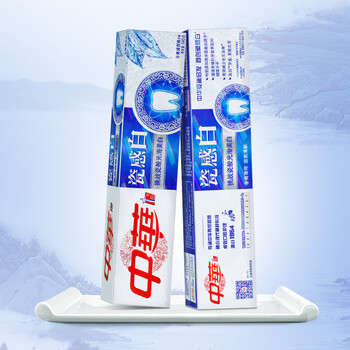 【中华牙膏】中华(ZHONGHUA)瓷感白 冬青薄荷牙膏140g【行情 报价 价格 评测】-京东