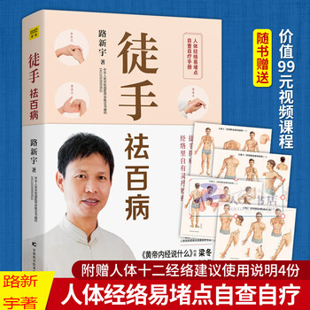 徒手祛百病 人体经络易堵点自查自疗手册 路新宇著黄帝内经说什么作者梁冬推荐  书籍
