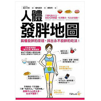 现货台版 人体发胖地图 食谱理疗 饮食