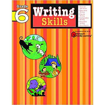 英文原版 Flash Kids 写作技能：6年级 Writing Skills: Grade 6 