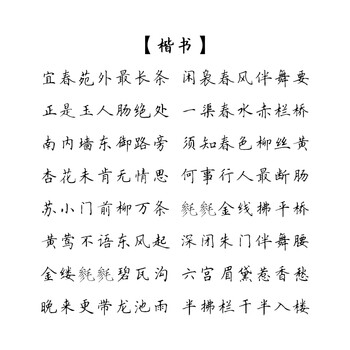 2022年公务员申论范文考试字帖国考公考楷书行楷临摹钢笔练字帖 楷书