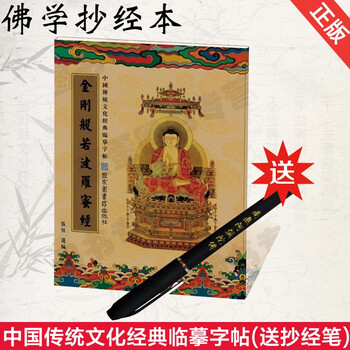 佛学抄经本 金刚般若波罗蜜经 金刚经 佛经抄经字帖 中国传统文化经典临摹字帖