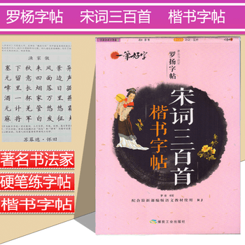 一笔好字 著名书法名家 罗杨字帖 宋词三百首 楷书字帖 新编语文教材 硬笔练字帖 书法练习