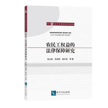 农民工权益的法律保障研究 法律 书籍