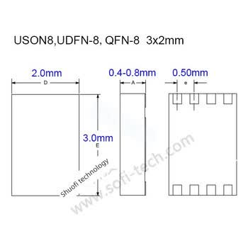 硕飞AM-QFN8-3X2A烧录座/适配器/适配座USON8 WSON8 3x2 AM-QFN8-3X2A【图片 价格 品牌 报价】-京东