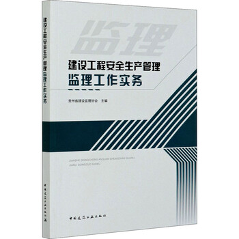 建设工程安全生产管理监理工作实务 图书