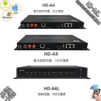 HD-A6L A4 A5同步异步全彩 灰度发送卡盒 手机投屏无线LED控制卡 A6L三合一可手机投屏【图片 价格 品牌 报价】-京东