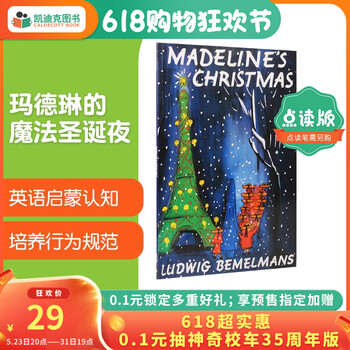 点读版英文原版绘本 Madeline's Christmas玛德琳的魔法圣诞夜 廖彩杏书单 # 美国进口