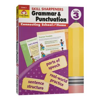 Evan Moor 技能铅笔刀 语法与标点 三年级 Skill Sharpeners Grammar & Punctuation Grade 3