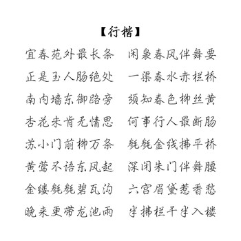 人民日报金语摘抄作文素材字帖公务员范文楷书行楷正楷学生练字帖 行楷