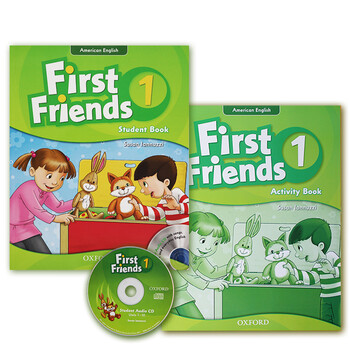 《Oxford First friends 1 牛津美版幼儿教材 学生书+练习册+CD》(牛津大学出版社)【摘要 书评 试读】- 京东图书
