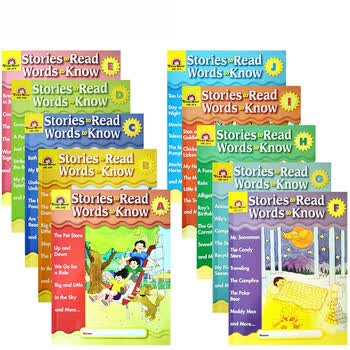 Stories to Read Words to Know Level A-J 美国加州教辅10册 英文原版 阅读理解学习单词 小学生学习教辅