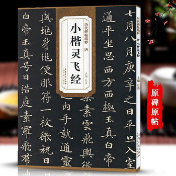 小楷灵飞经 唐代 历代碑帖精粹 正版楷书毛笔字帖 简体旁注 传世老碑帖书法名品系列 安徽美术出版社