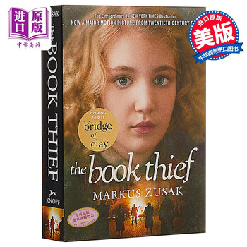 偷书贼 英文原版 The Book Thief （电影封面版） 电影原著小说