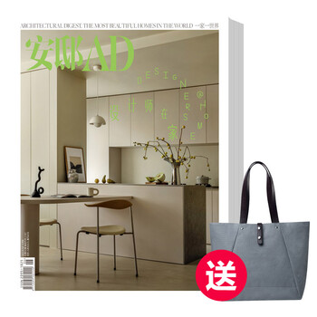 安邸AD 家居类杂志  订阅6期 22年6月刊起 送AD灰色挎包