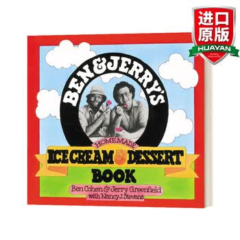 Ben & Jerry's Homemade Ice Cream & Dessert Book 英文原版 本和杰瑞自制冰淇淋和甜点书 平装 英文版 进口英语原版书籍