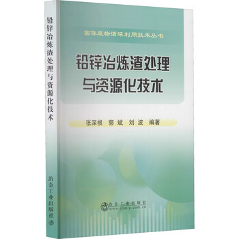 铅锌冶炼渣处理与资源化技术 图书
