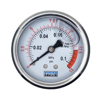 HKNA轴向带边耐震压力表YN60ZT/25/40mpa液压油压表水压表防震气压表 0-1.6mpa(16公斤)不带边 M14*1.5【图片 价格 品牌 报价】-京东