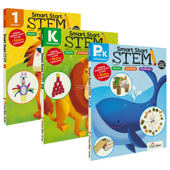 Evan Moor 聪慧启蒙 核心素养系列3册套装 Smart Start STEM Set.