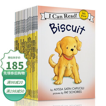 英文原版绘本 l can read 一阶段biscuit my first 小饼干18本图书 汪培珽