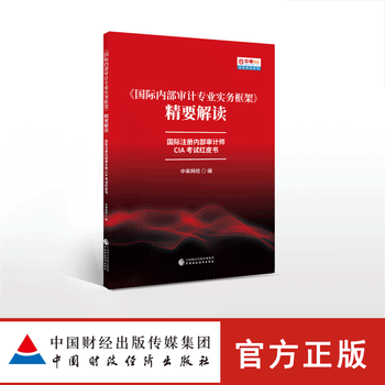 现货包邮 2020-2021年注册内部审计师专业实务框架精要解读 CIA考试红皮书