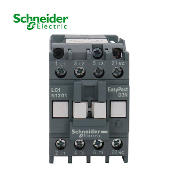 【施耐德电气EasyPact D3N】施耐德接触器110VAC线圈电压 EasyPact D3N 3P 12A 50Hz 辅助触点1闭/1NC LC1N1201F5N交流接触器【行情 报价 ...